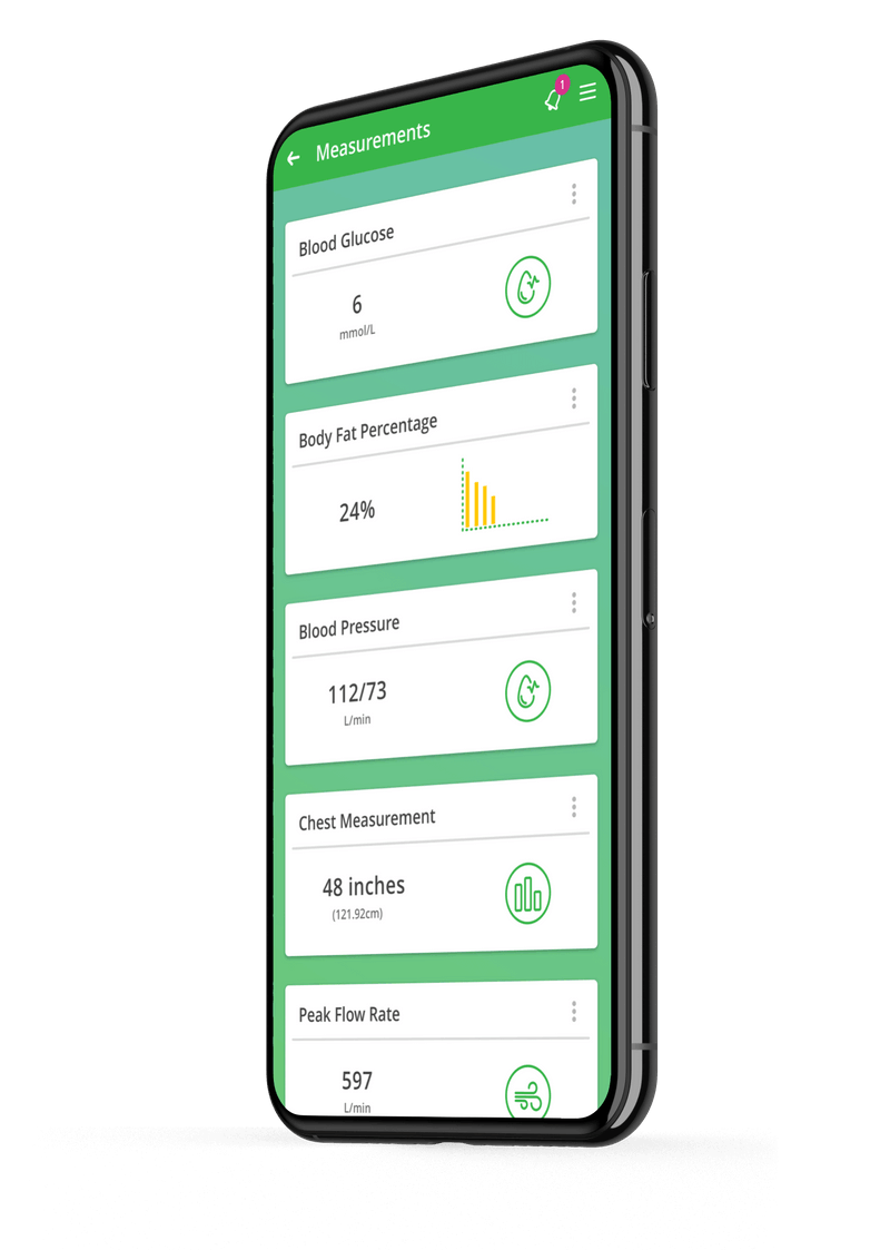 Body Measurement Tracker Patient Services Evergreen Life